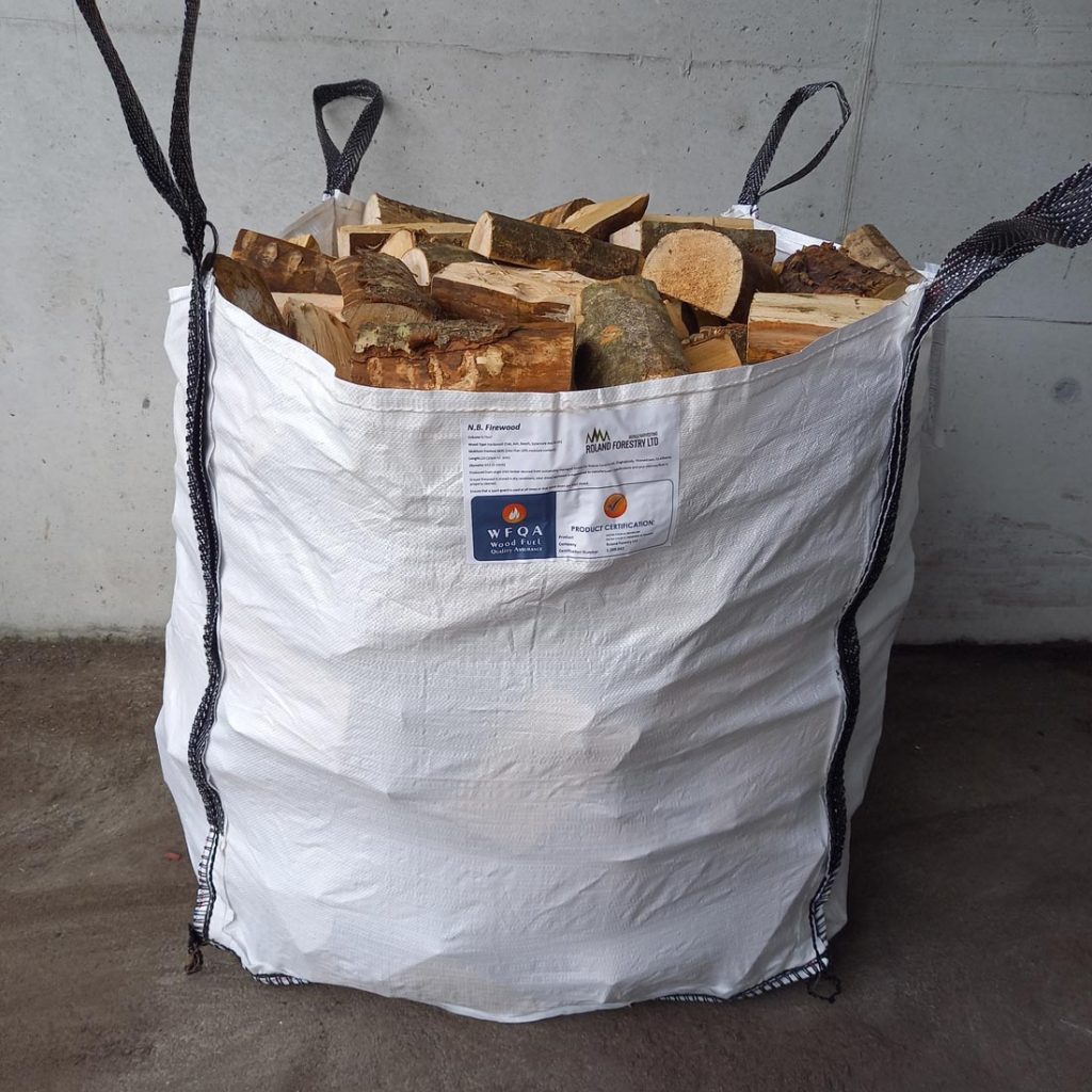 Bulk Bag of Chunky Logs (Hardwood) – Roland Forestry